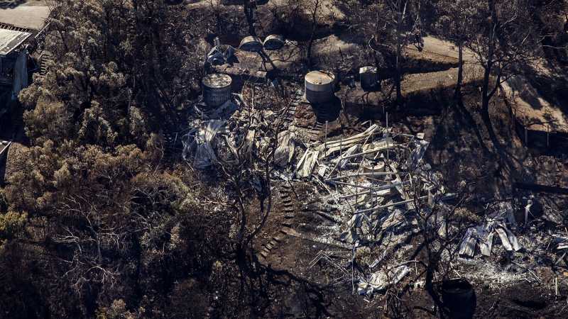 Premier promises help for bushfire victims