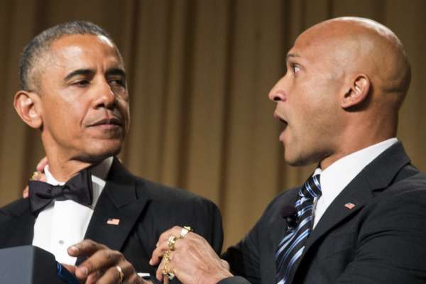 Barack Obama debuts 'anger translator' at correspondents' dinner