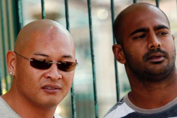 Supreme Court Justice Lex Lasry at vigil for Bali nine duo