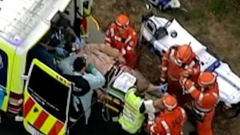 Man in his 20s dies after crash between truck and ute at Corio