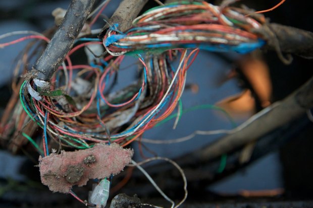 These are the muddy and broken copper phone lines NBN Co is buying from ...