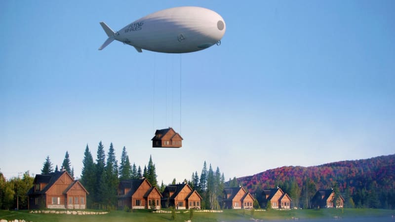 'Flying Whale' airship that never lands joins the cargo aviation race