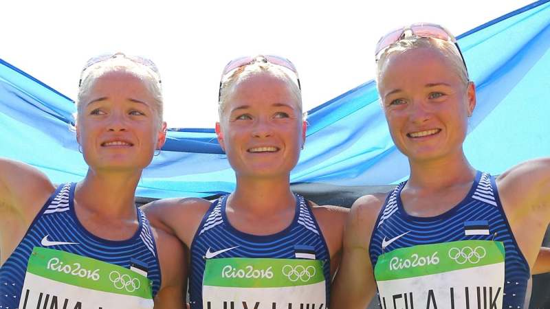 Estonian identical triplets create history at Rio Olympics