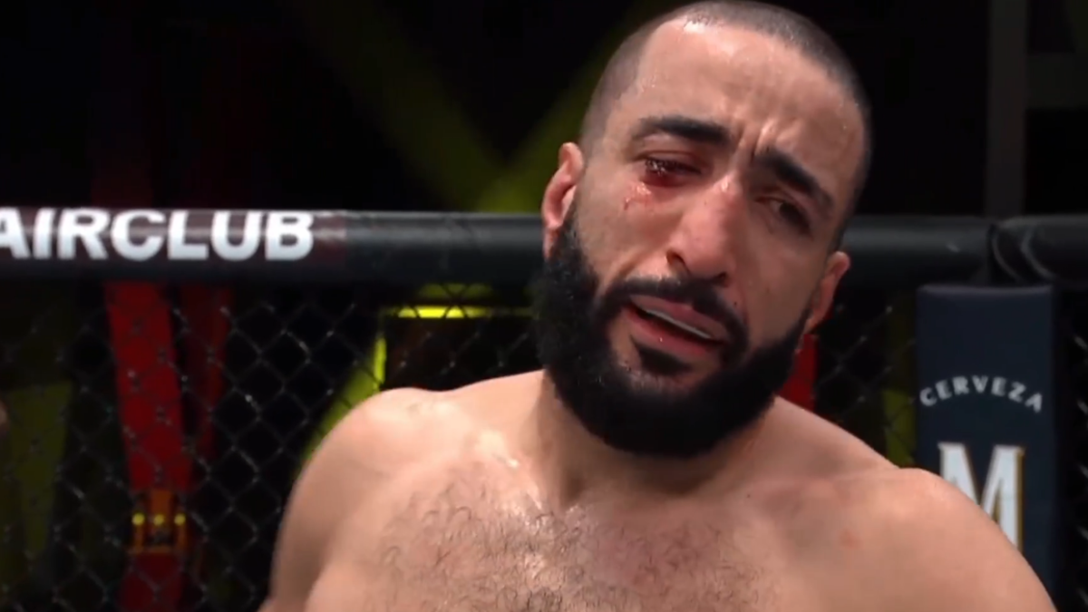 UFC Fight Night: Belal Muhammad poked in eye by Leon Edwards, forcing ...