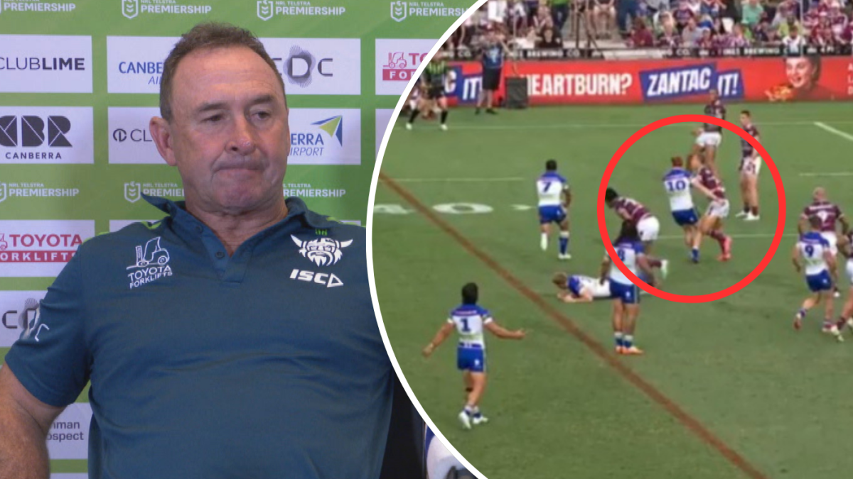 NRL news 2025: Raiders coach Ricky Stuart fumes over obstruction call ...