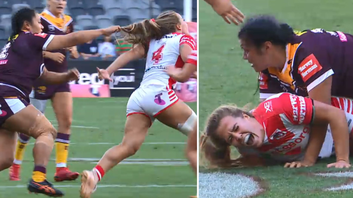 NRLW: Broncos Amber Hall blasted for Isabelle Kelly - Allana Ferguson ...