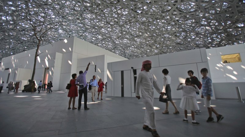 Inside the Louvre Abu Dhabi