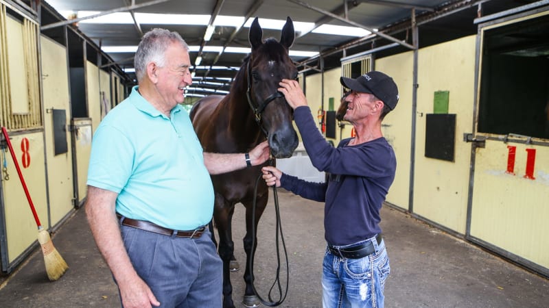 Peter Robl, good bloke and horseman, ready to start his training career