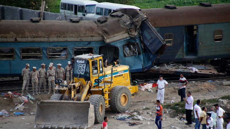 Egypt train crash kills dozens, injures more than 120