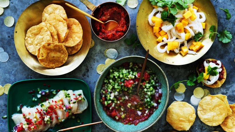Tostadas, tacos and serious salsa: Neil Perry's Christmas fiesta