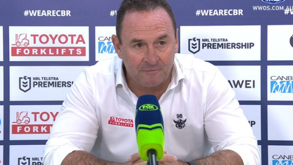 NRL 2021: Canberra Raiders coach Ricky Stuart storms out of press ...