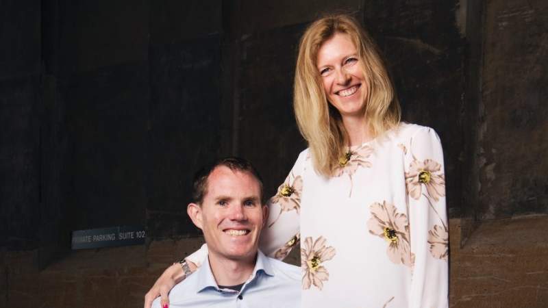 Two of us: Paul Crake and Daniela Zanon