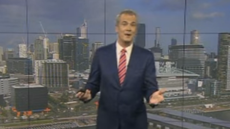 Seven weather presenter David Brown delivers forecast from memory after ...