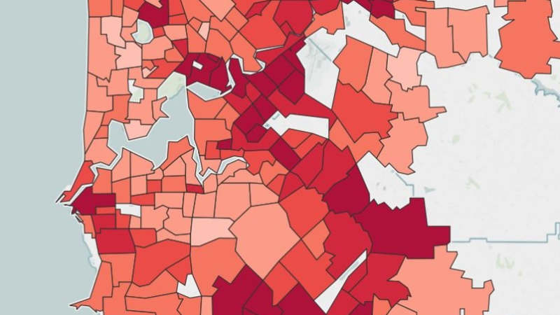 New crime map reveals Perth crime hot spots