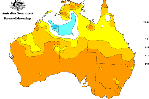 Two charts that show how Australia's climate is changing