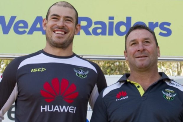 Canberra Raiders coach Ricky Stuart on watch for a new captain