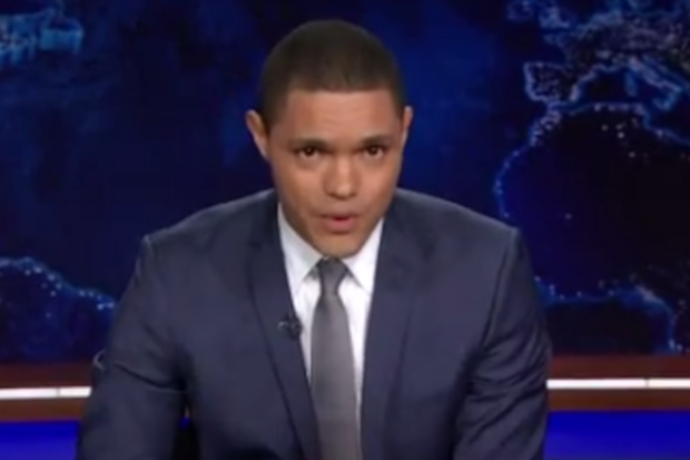 Trevor Noah pays tribute to Jon Stewart in his debut as Daily Show host