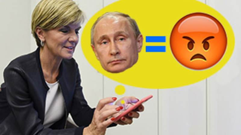 Emoji diplomacy? DFAT asked meaning behind Julie Bishop's use of a red ...