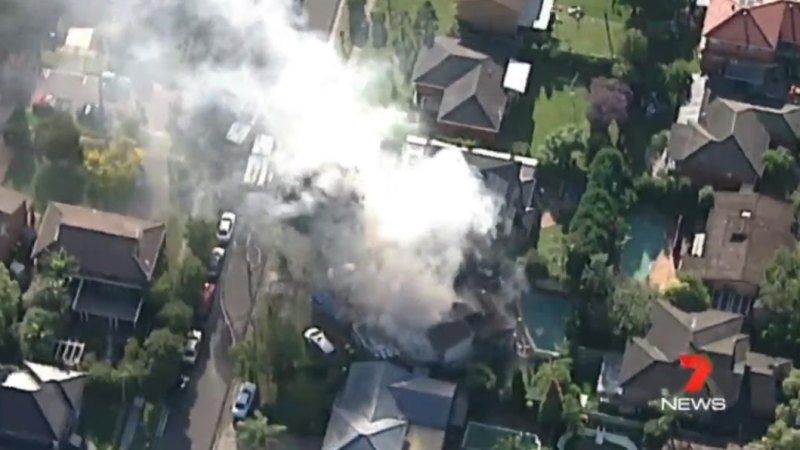 Two critical after house fire in Sydney's north