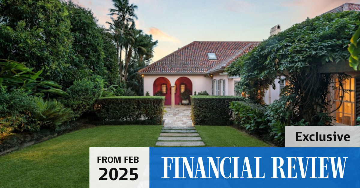 Sydney prestige property: Leslie Wilkinson-designed Bellevue Hill ...