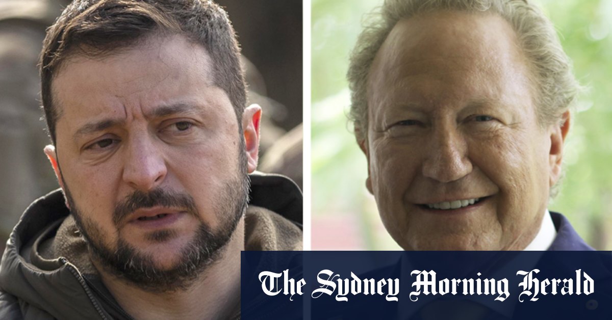 Russia-Ukraine war: Australian mining boss Andrew Forrest bets $740 ...