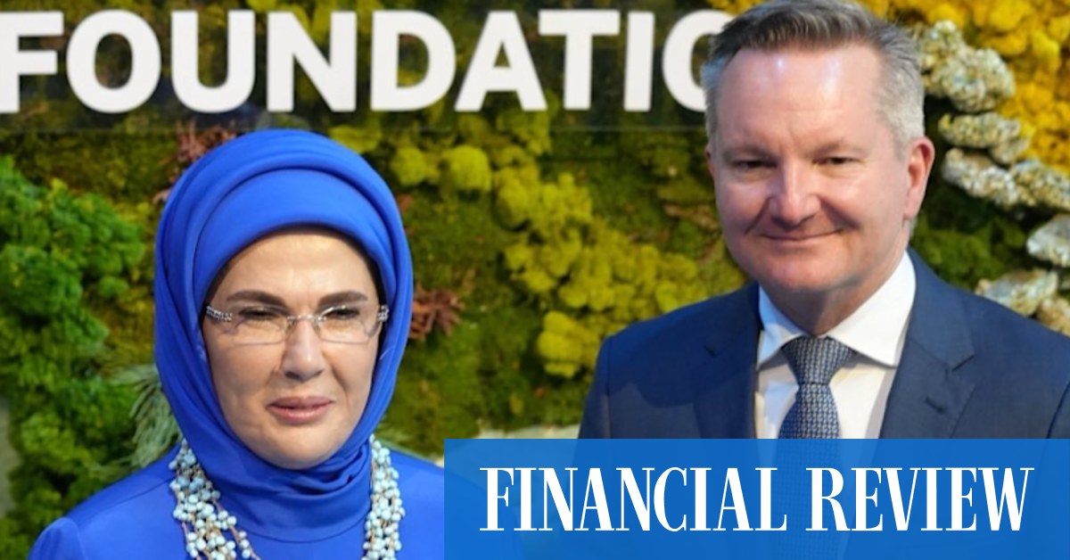 UN General Assembly: Chris Bowen lobbies Turkey’s first lady as COP negotiations intensify