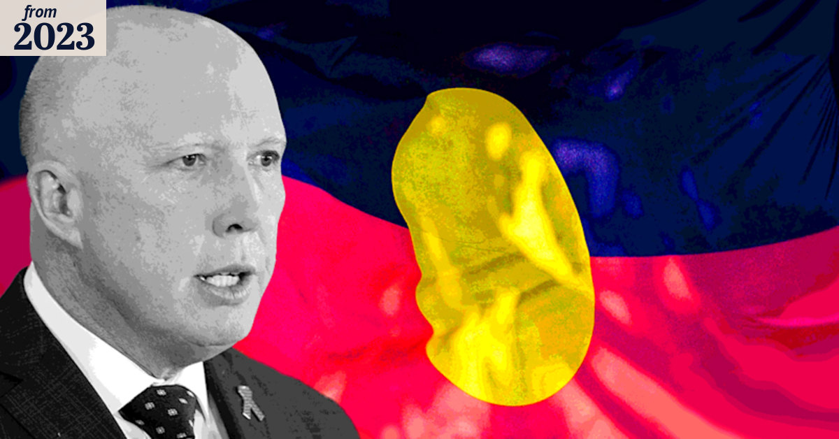 Dutton ramps up calls to reject Indigenous voice vote