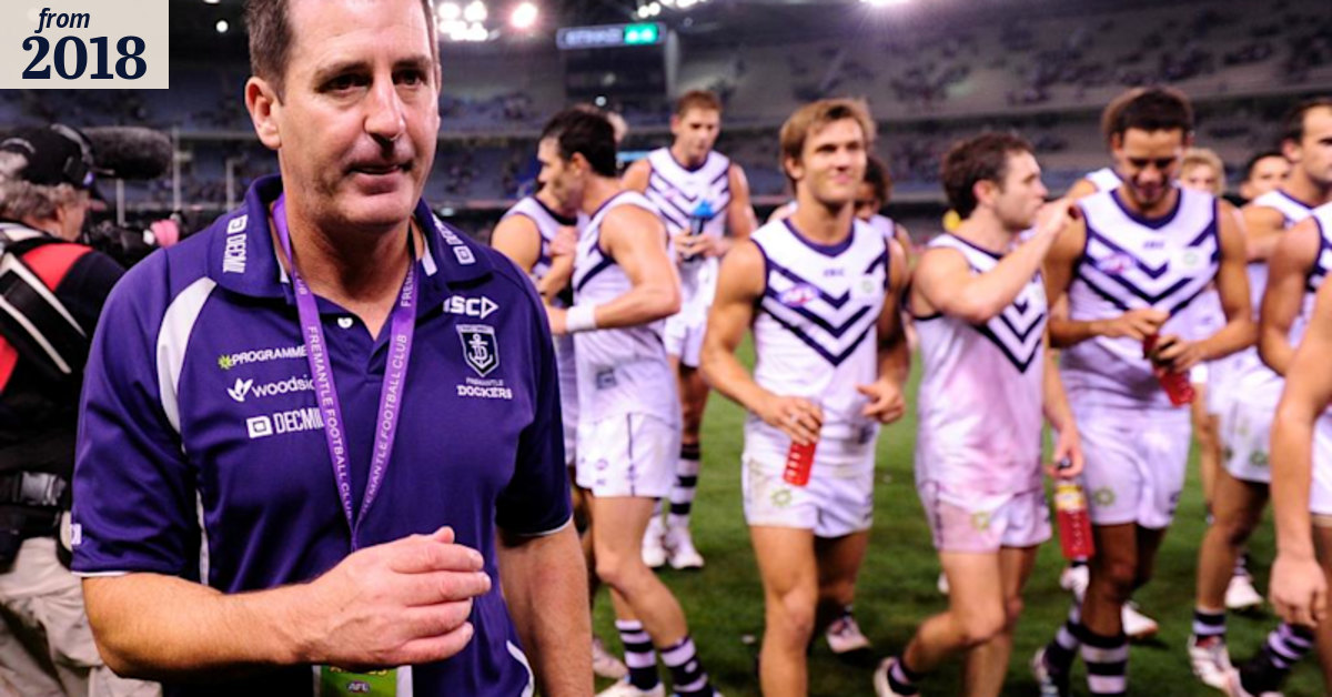 Fremantle Dockers coach Ross Lyon pays tribute to Shane Yarran