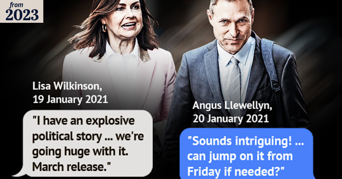 Bruce Lehrmann live stream: Lisa Wilkinson’s texts revealed in Ten ...