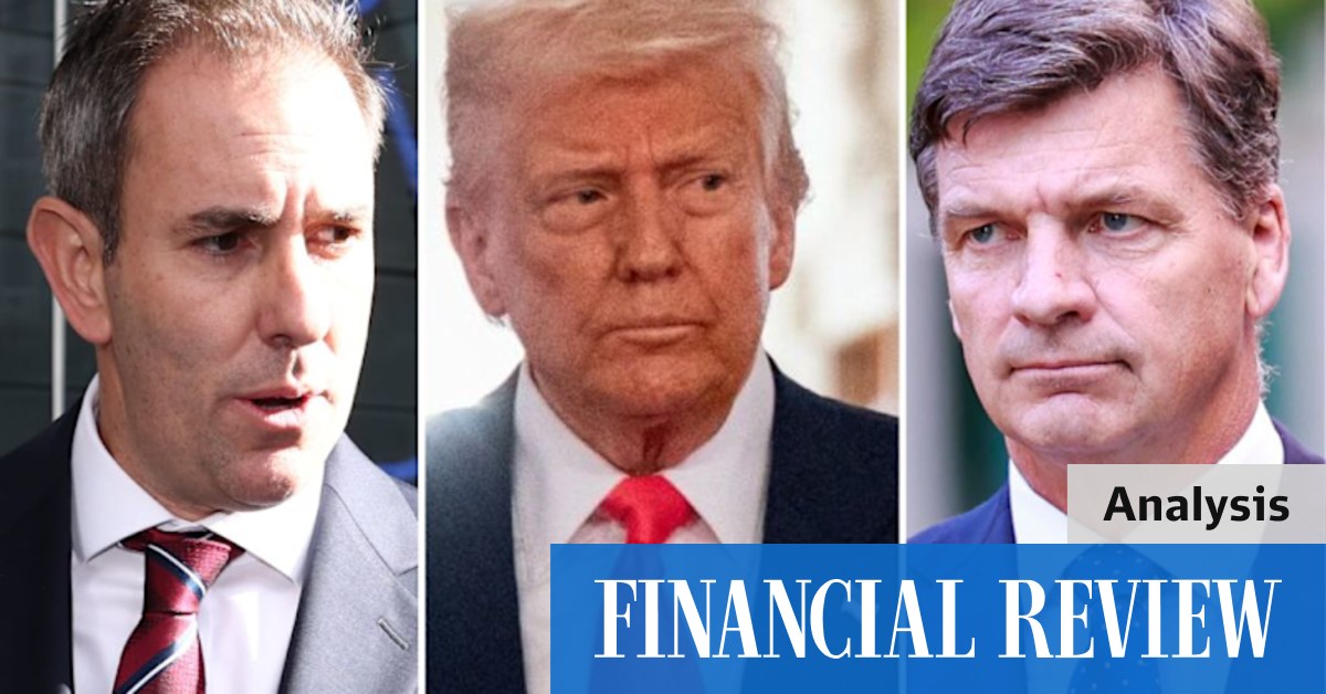 Election 2025: Donald Trump crowds out Angus Taylor’s killer lines ...