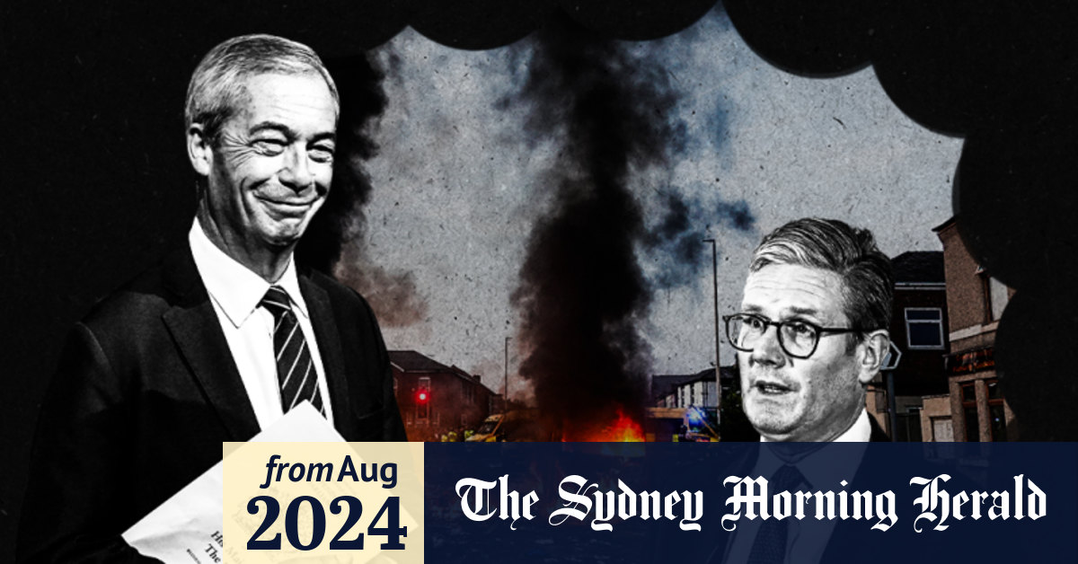 Violence erupts in the UK