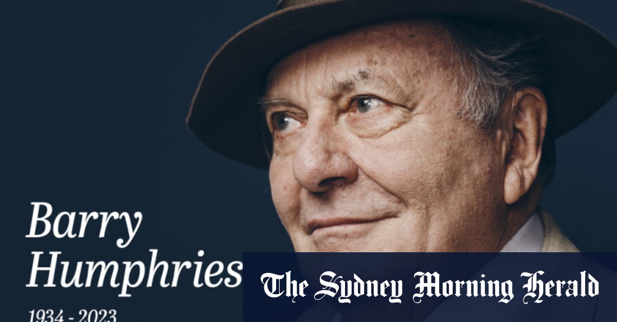 Barry Humphries obituary: A master comedian who made an Australian ...