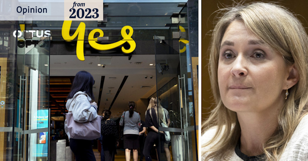 Optus CEO Kelly Bayer Rosmarin got her wires crossed, but other bosses ...