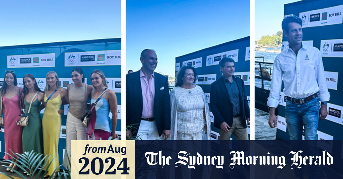 Paris Olympics 2024: Gina Rinehart parties with Australia’s Olympians