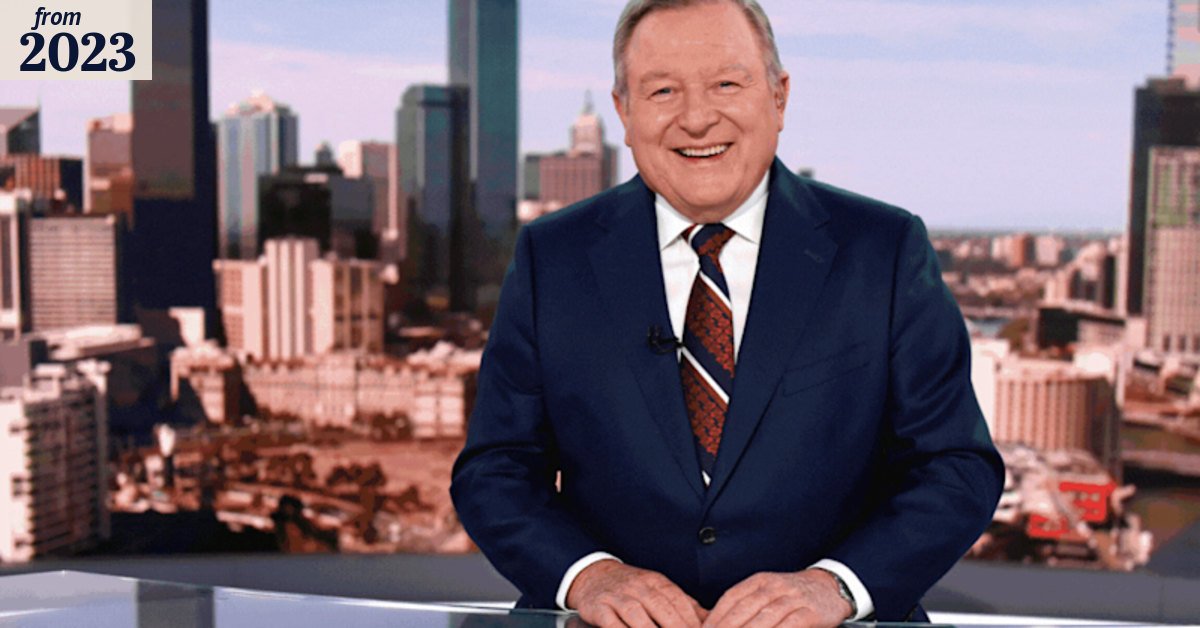 Peter Hitchener reflects on 50 years reading the news at Nine