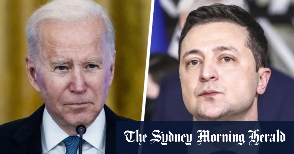 Russia Ukraine War Joe Biden Says Vokodymyr Zelensky ‘didnt Want To