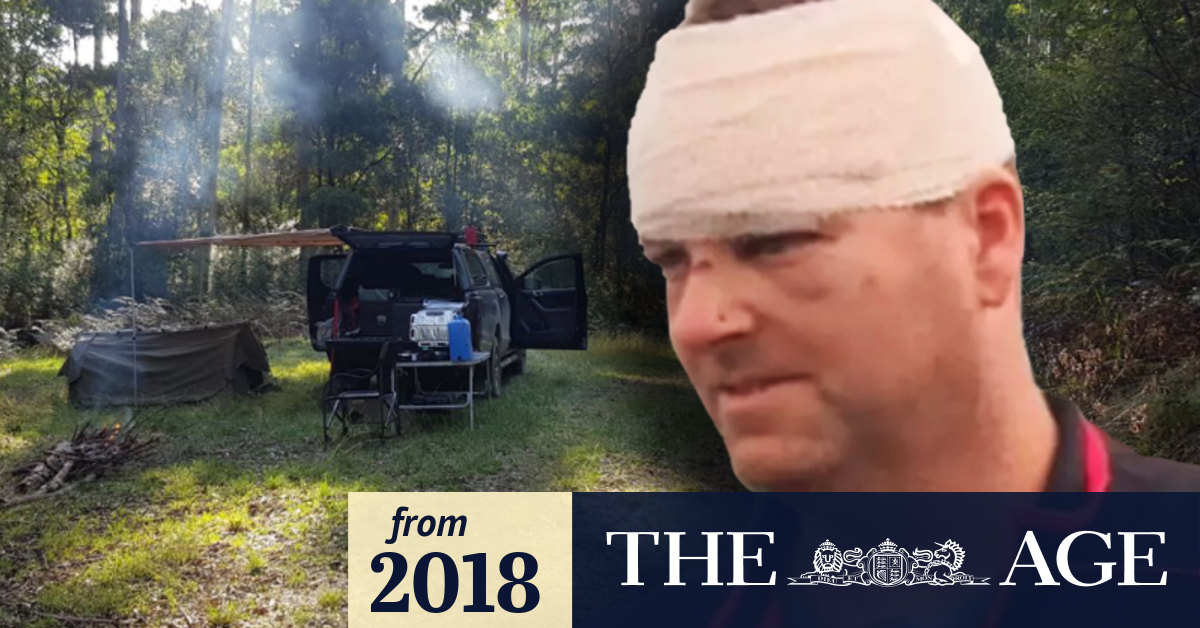 First a clunk, then blood. Trail of campsite attack couple goes cold