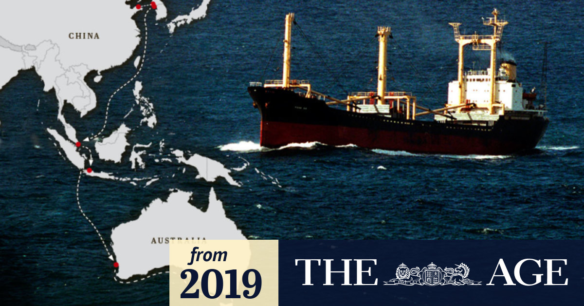 The Pong Su's erratic journey south to Victoria