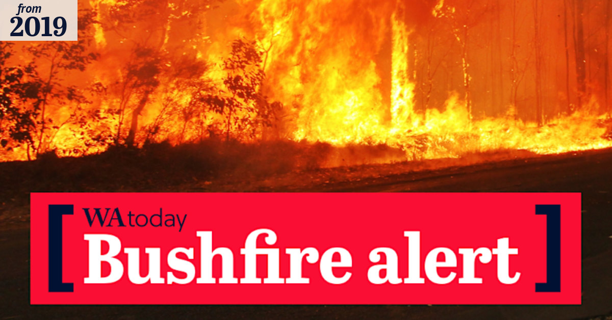 Out-of-control fire threatens lives, homes near Gingin