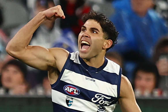 AFL 2024: Geelong Cats secure small forward Tyson Stengle on five-year ...