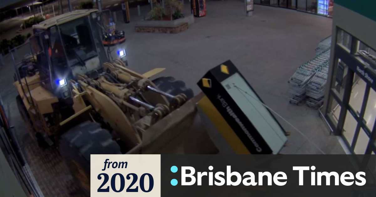 Townsville thief takes off with ATM in front-end loader