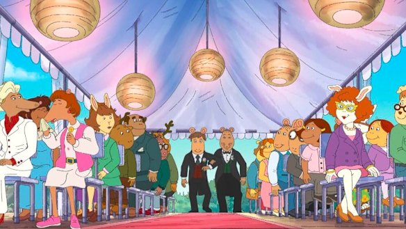 US state bans gay wedding cartoon. But most others shrug off landmark ...