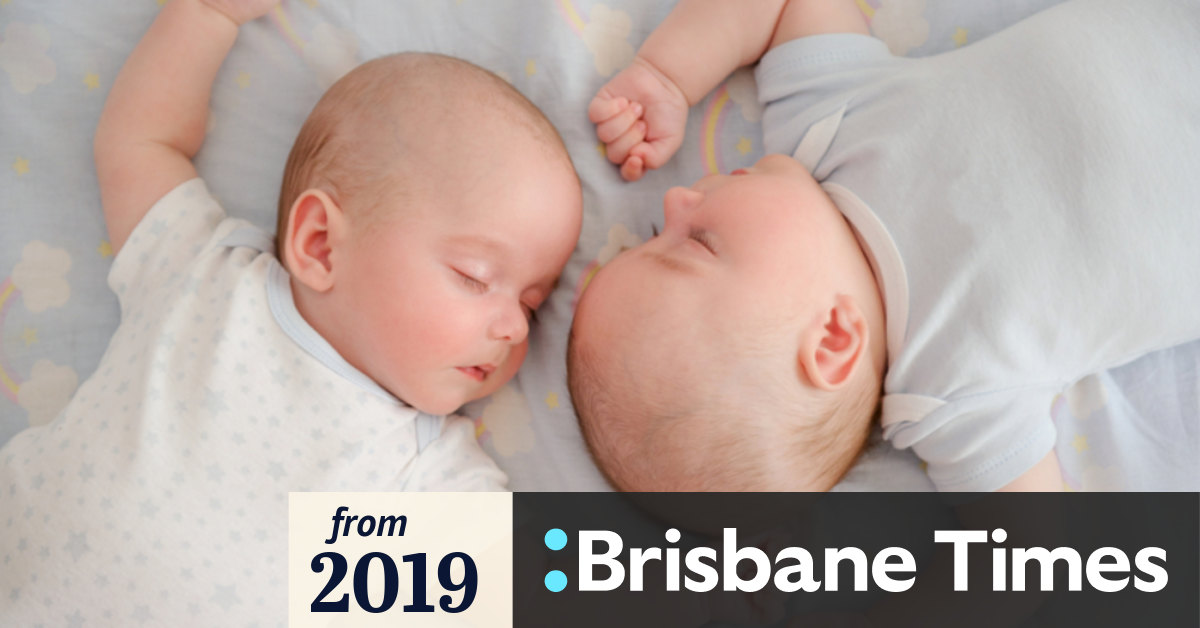 The mystery behind the world's second ever 'semi-identical' twins