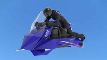 Meet the Aussie building a flying motorcycle powered by jet engines