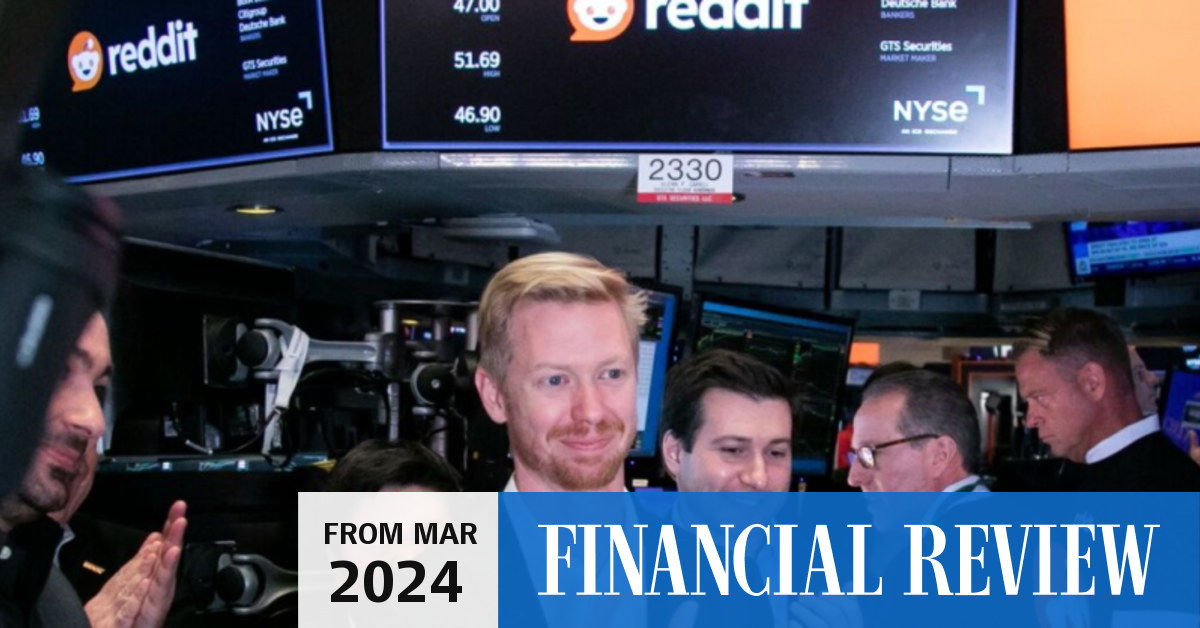 Reddit IPO price: Reddit leaps 48 percent in debut after float priced ...