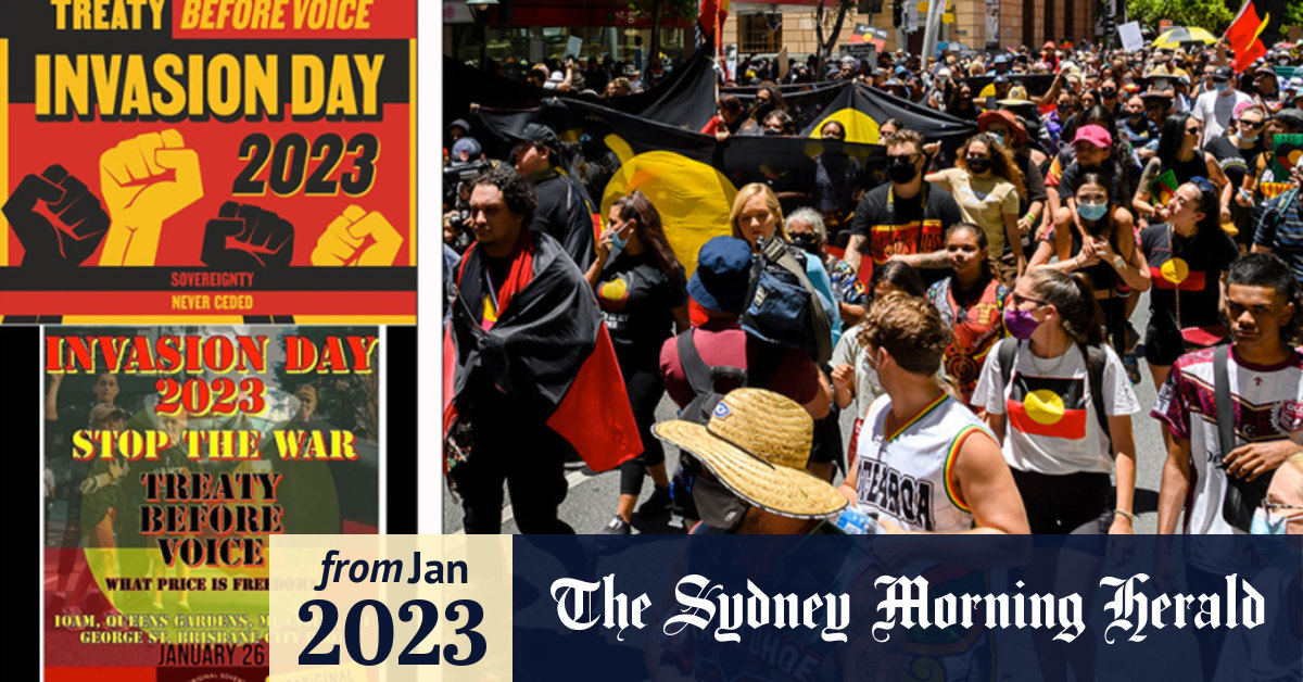 Indigenous Voice to parliament: Invasion Day rallies in Melbourne ...