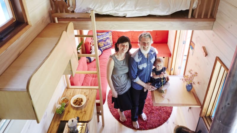 How a crazy idea led Fred Schultz to build and live in a tiny house ...