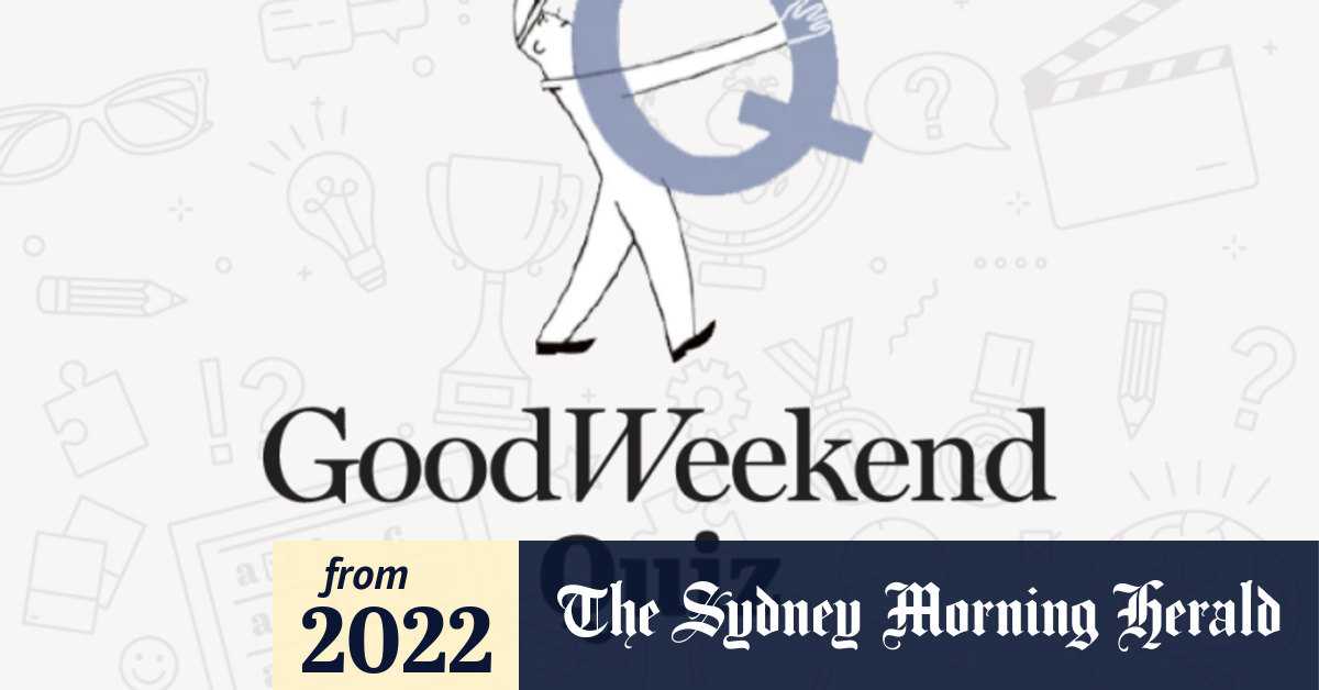 Good Weekend special edition kids’ quiz, December 31