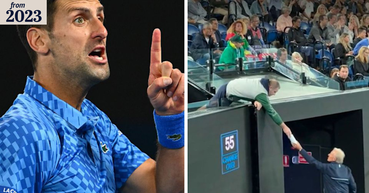 Australian Open 2023: Novak Djokovic’s water bottle note goes viral