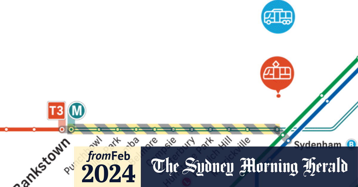 Sydney trains: Bankstown line closure to double peak-hour trip times ...